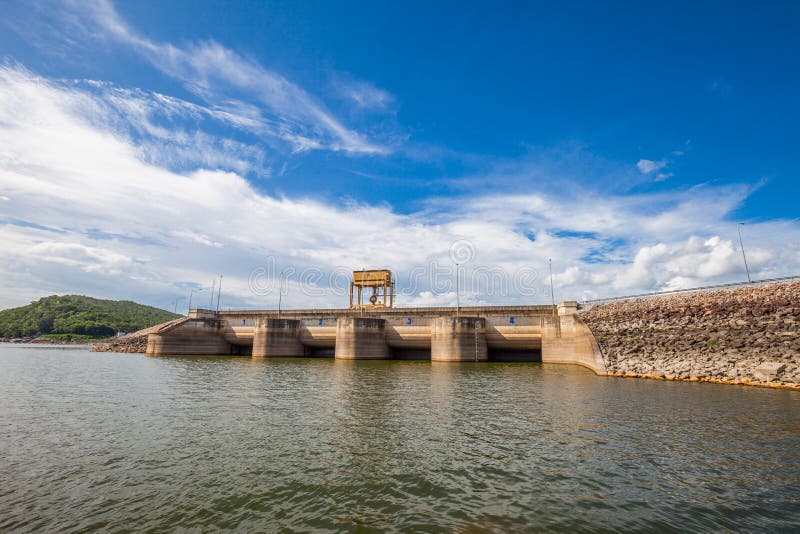 Water Storage Dams for Dry Season Use Stock Image - Image of built ...