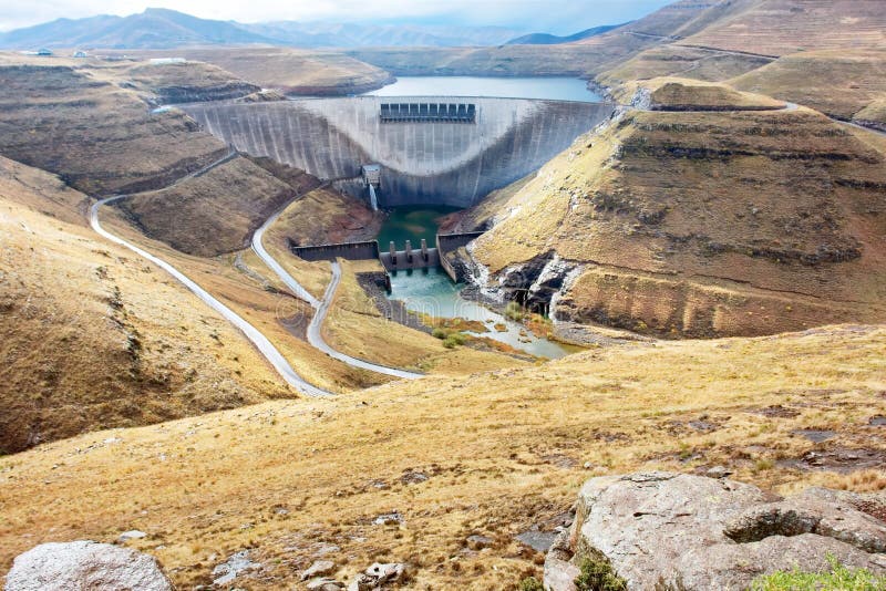 Katse Dam stock photo. Image of suppky, energy, katse - 12980292