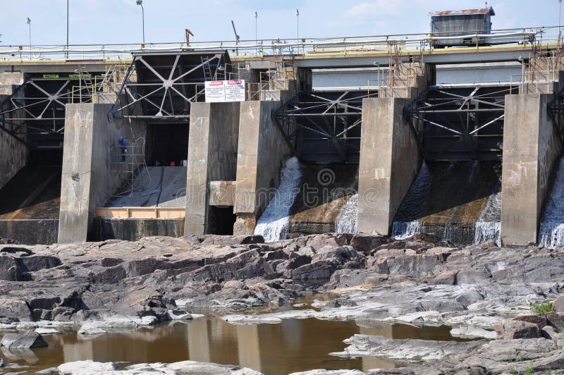 Dam walls stock photo. Image of environmental, canada - 40618908