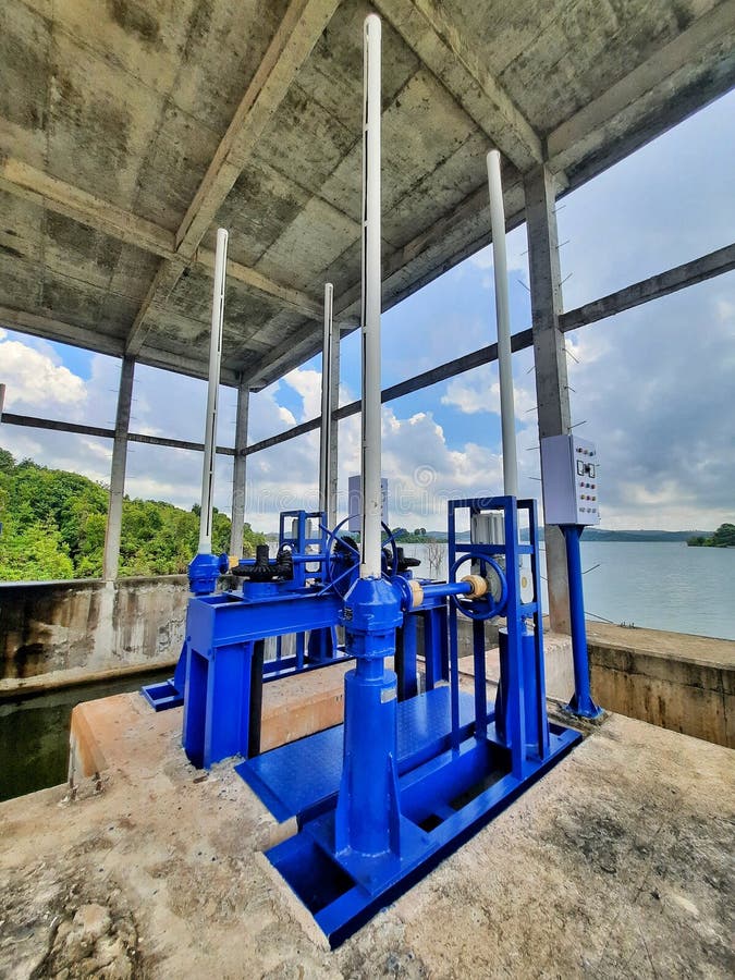 Dam Water Gate or Commonly Called Intake Stock Image - Image of called ...