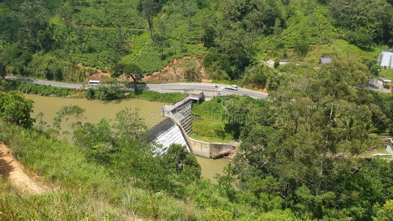 Dam water mount green stock image. Image of water, green - 265178573
