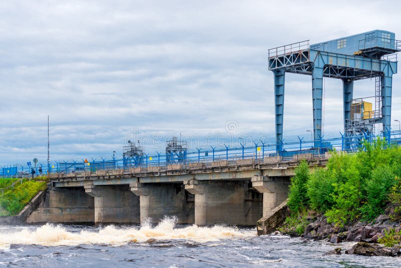 Dam Water Release,the Excess Capacity of the Dam until Spring-way Stock ...