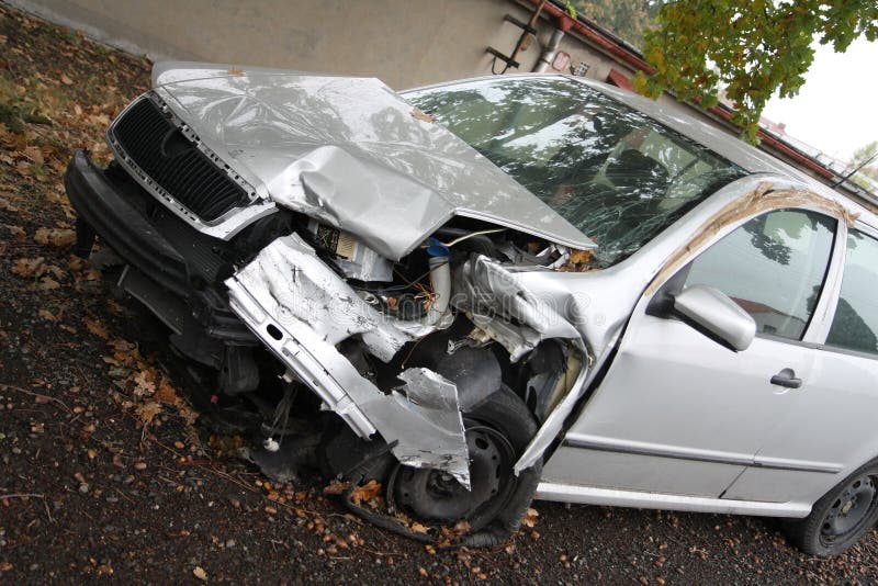 Damage car stock photo. Image of deformation, auto, bumper - 13236388