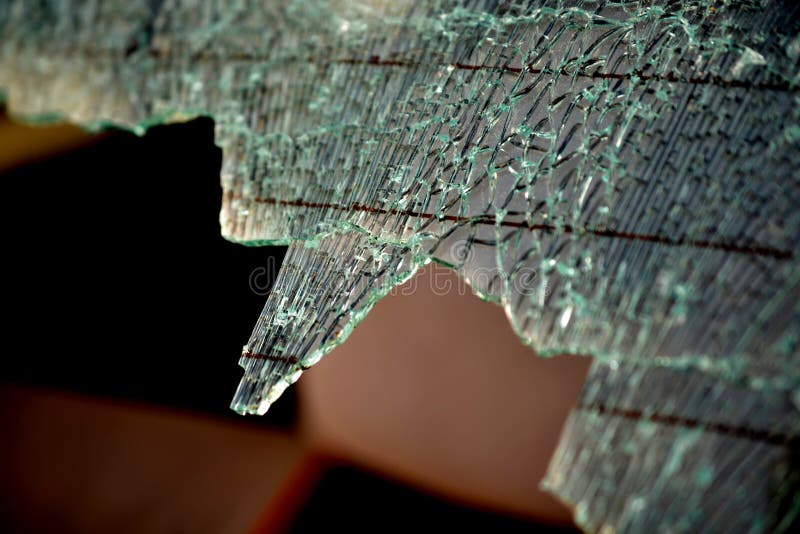 Damage on Car, Broken Glass Texture Stock Photo - Image of dangerous ...