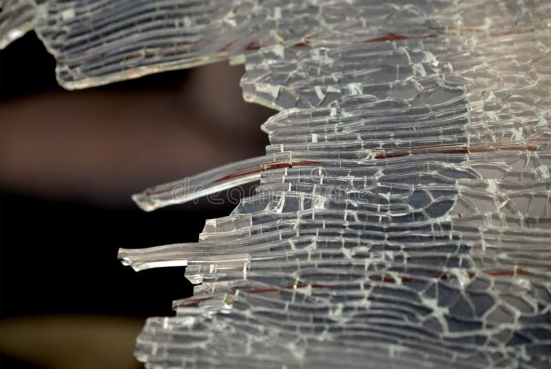 Damage on Car, Broken Glass Texture Stock Image - Image of background ...