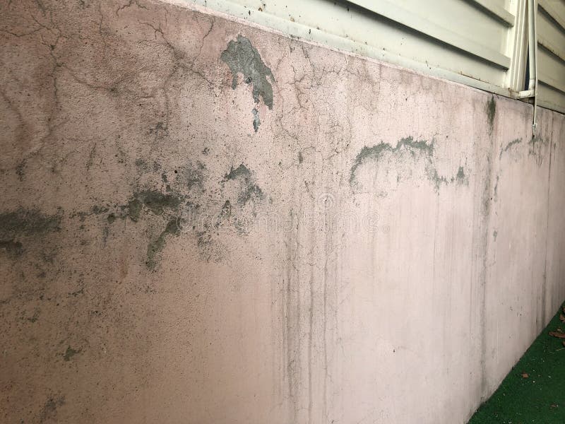 Damage Caused by Damp on a Wall in Modern House Stock Image - Image of ...