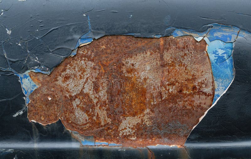 Damage color on old car stock photo. Image of closeup - 50624198