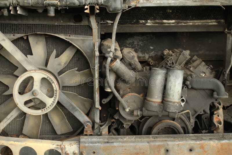 Damage engine stock photo. Image of discard, rust, rusty - 99672726