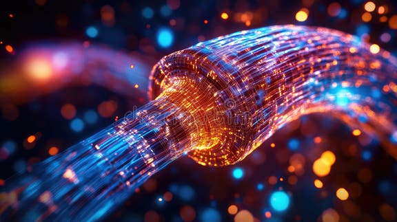 Damage Exploding Network Cable Stock Illustration - Illustration of ...