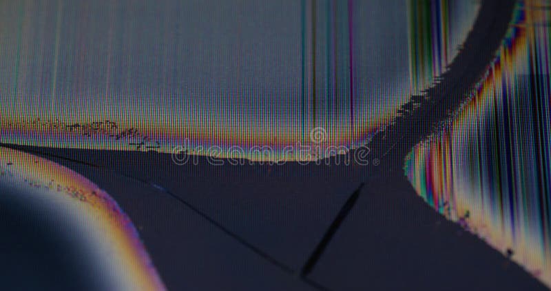 Damage Overlay Broken Pixel Screen Glitch Blur Stock Image - Image of ...