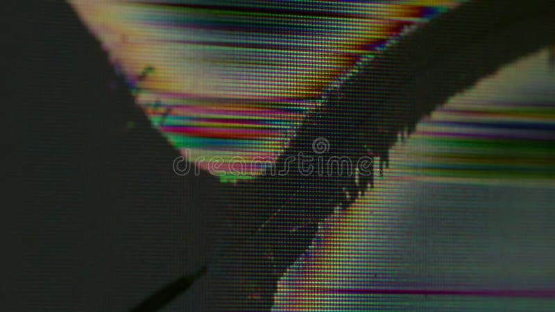 Pixel Damage Shattered Screen Crash Blur Glitch Stock Footage - Video ...