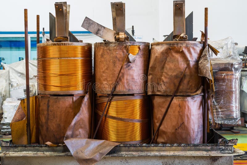 Damage Three Phase Transformer Stock Photo - Image of high, breakdown ...