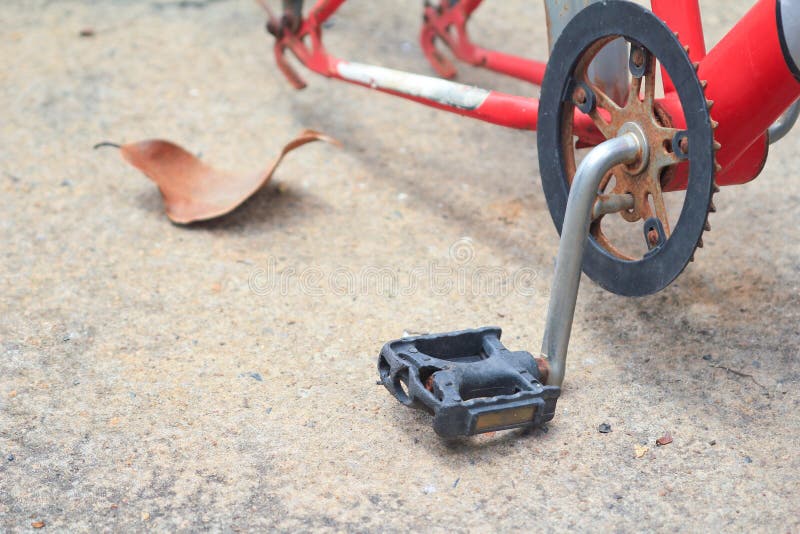 Damaged Bicycle Tire stock image. Image of pressure - 179883973