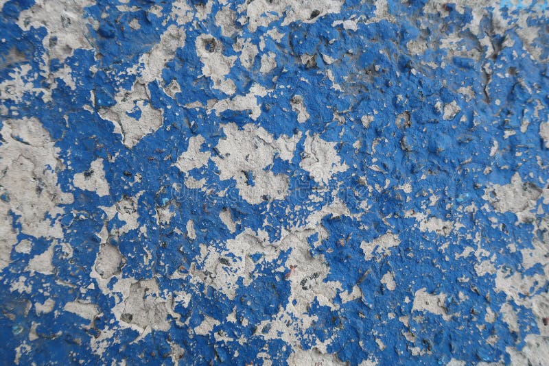 Damaged Blue Old Wall Background Stock Photo - Image of closeup ...