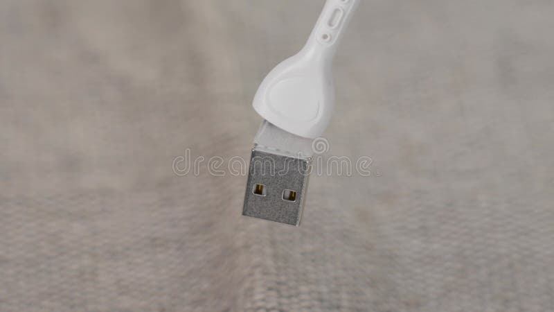 Damaged Broken USB Plug of Charging Cable with Torn Defect Stock ...