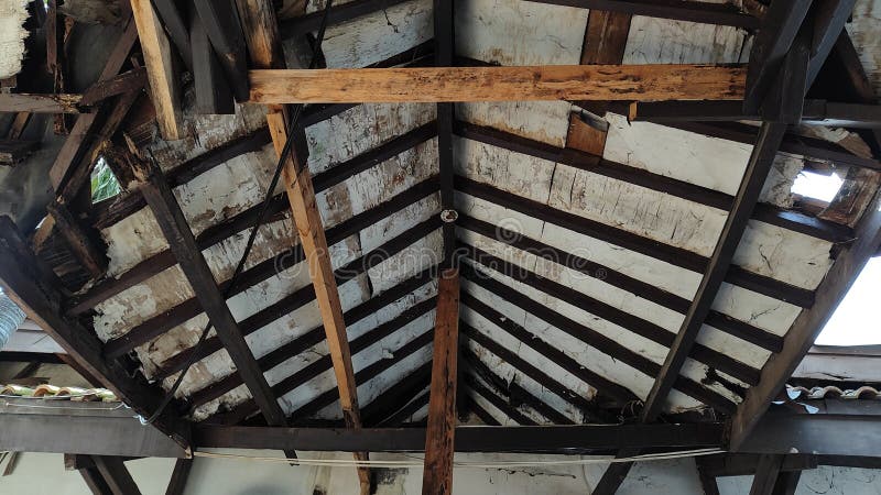 Damaged Building in an Office in Indonesia Stock Image - Image of ...