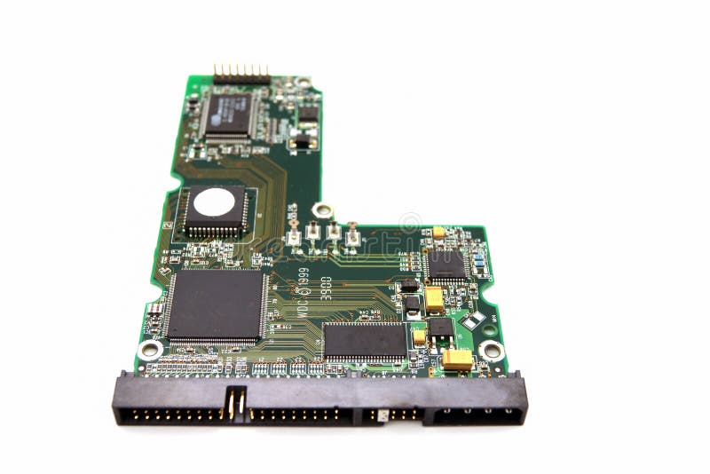 Damaged Burned Destroyed Computer Graphic Card on White Background ...