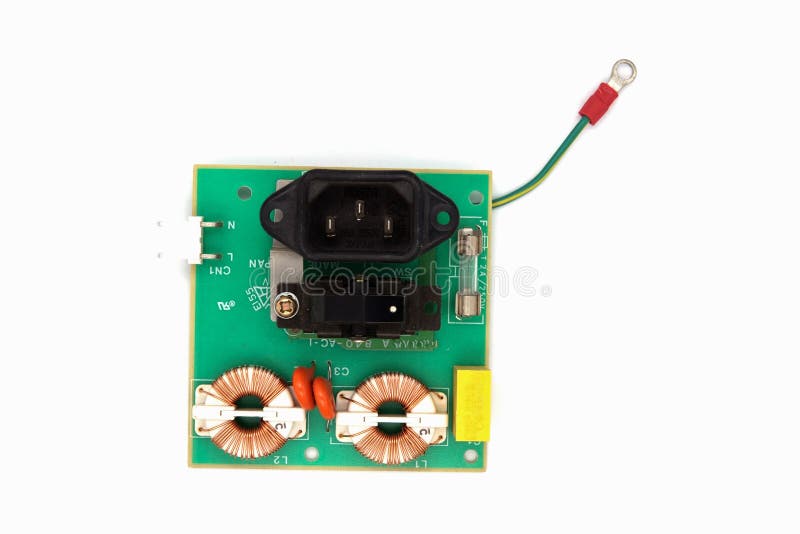 Damaged Burned Destroyed Computer Graphic Card on White Background ...