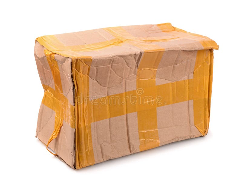 Damaged package stock image. Image of rejects, shipping - 3809121