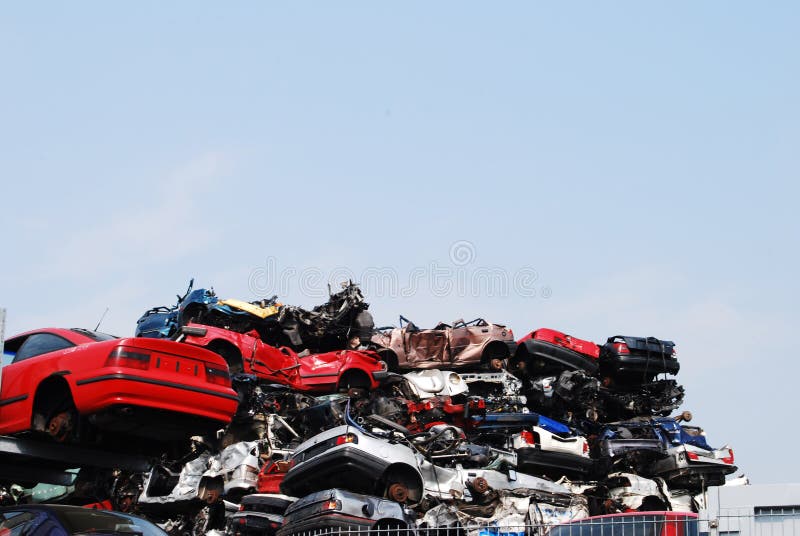 Damaged cars stock image. Image of tire, auto, trade, repair - 8967361
