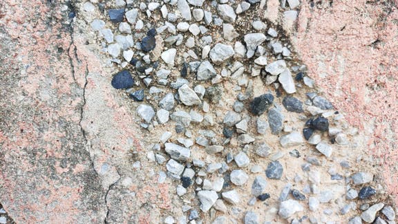 Damaged Concrete Surface Showing Structural Stone Surface Stock Image ...