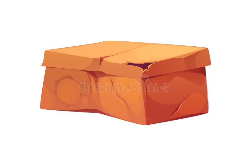 Damaged and Crumpled Delivery Cardboard Box Stock Vector - Illustration ...