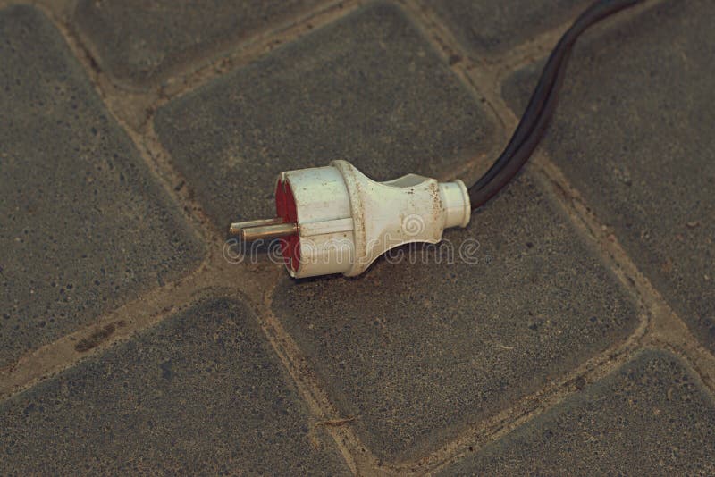 Defective Electrical Wiring Cause of Fire at Home Stock Image - Image ...