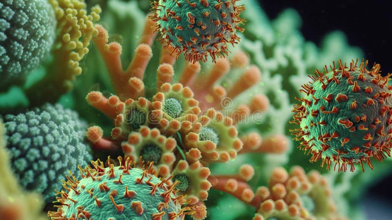 Animation of a Damaged and Disintegrating Cancer Cell Stock Footage ...