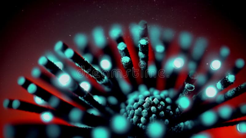 Animation of a Damaged and Disintegrating Cancer Cell Stock Footage ...