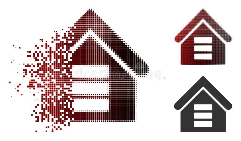 Damaged Dotted Halftone Data Center Building Icon Stock Vector ... Damaged Dotted Halftone Data Center Building Icon Stock Vector ...