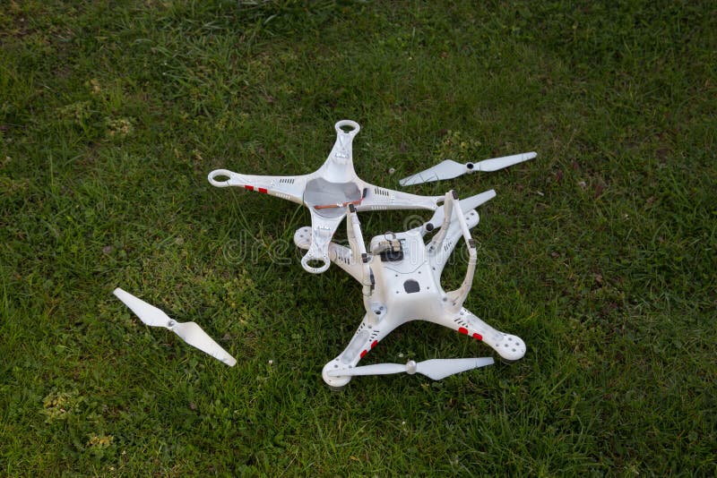 Damaged drone stock image. Image of airplane, aircraft - 53133211