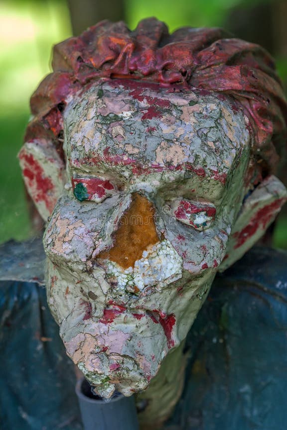 Damaged face stock image. Image of evil, dirty, devil - 55089231