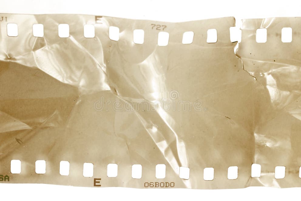 Damaged film strip stock image. Image of photograph, strip - 2621119