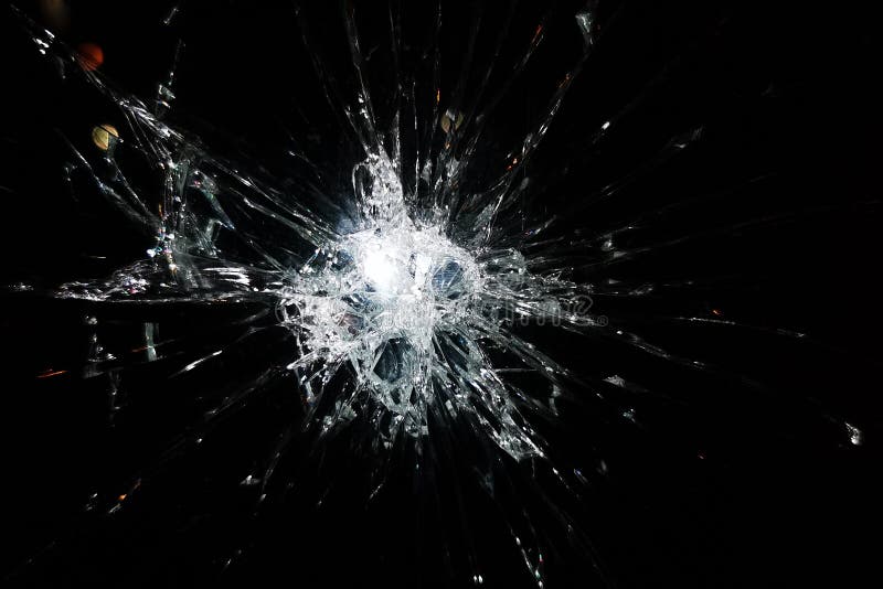 Damaged glass texture stock photo. Image of shattered - 168714968