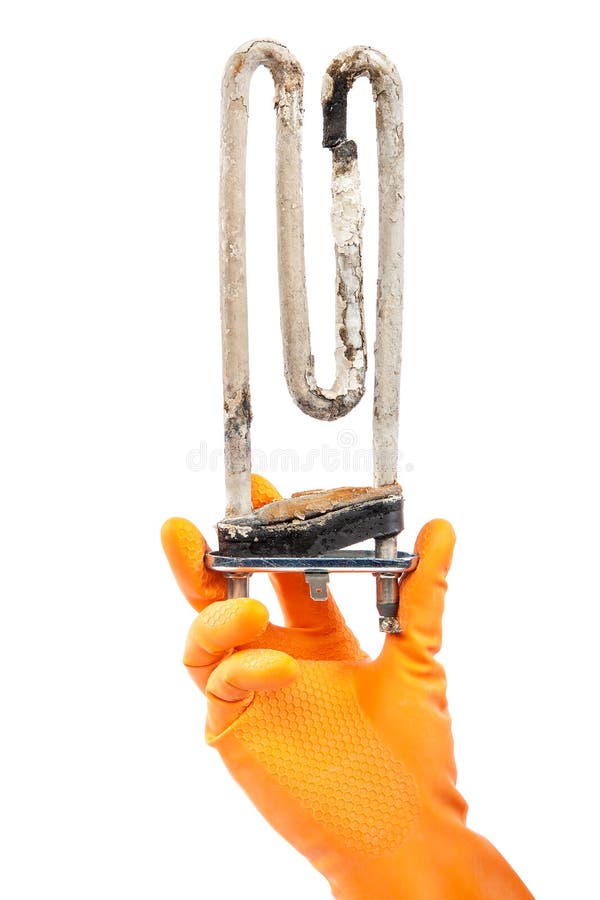 Damaged Heating Element Of The Washing Machine Stock Photo - Image of ...