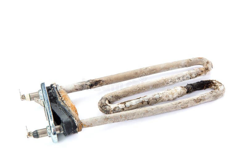 Damaged Heating Element of the Washing Machine Stock Photo - Image of ...