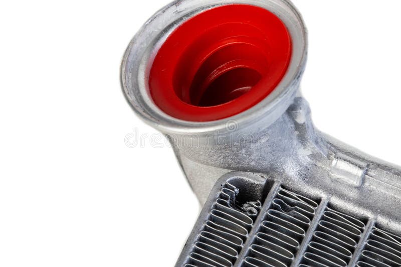 Damaged Honeycombs on a Car Radiator, Close-up. Broken Radiator, Close ...