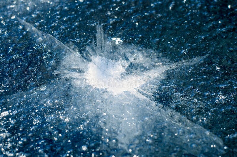 The damaged ice. stock photo. Image of texture, energy - 37460872