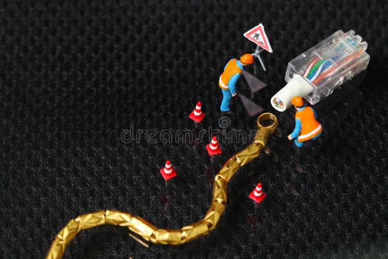 Computer Network Internet Cable Stock Image - Image of macro ...