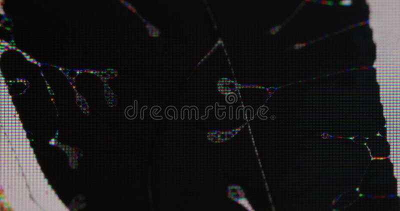 Damaged Matrix Broken Pixels Surface LSD Screen Stock Image - Image of ...