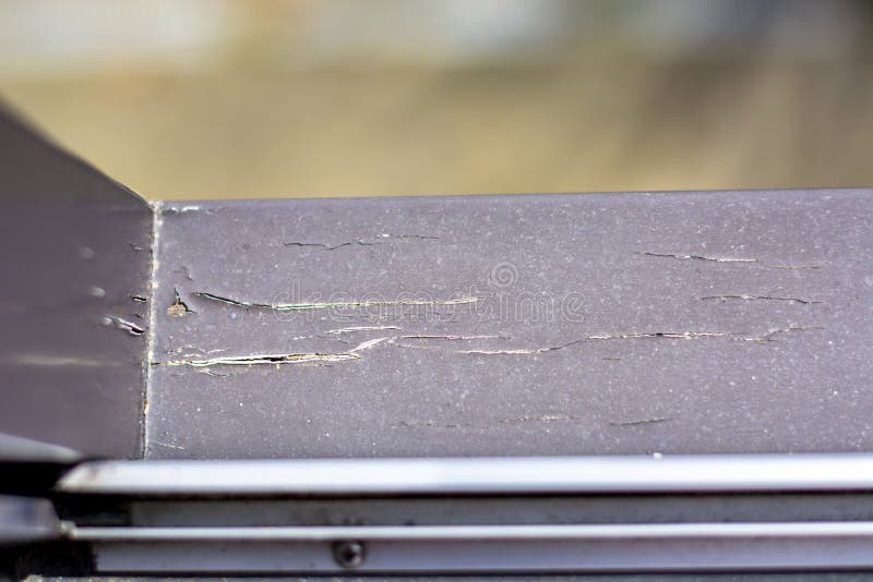 Damaged Modern Window Frames in Bad Condition that Need To Be ...