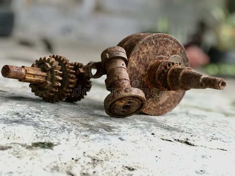 Damaged motor equipment stock image. Image of trashnn - 197387655