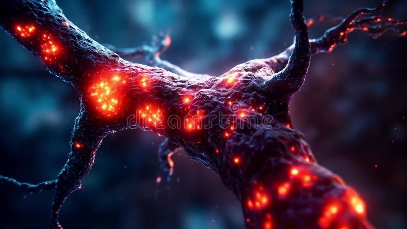 Damaged Neuron, Microscopic View, Inflammation, Cellular, Research ...
