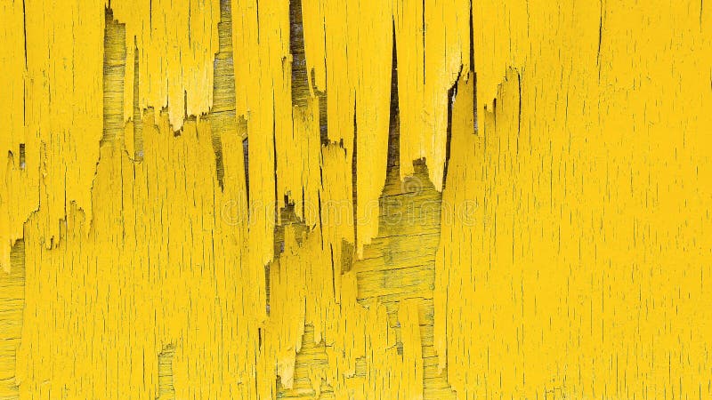 Damaged of Old Yellow Board. Stock Photo - Image of cracked, break ...