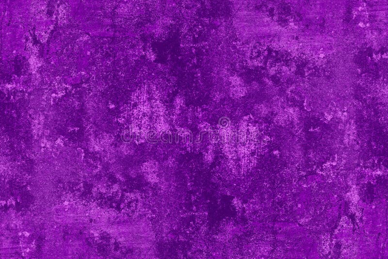 Damaged Old Concrete Wall Surface with Purple Paint for Texture ...