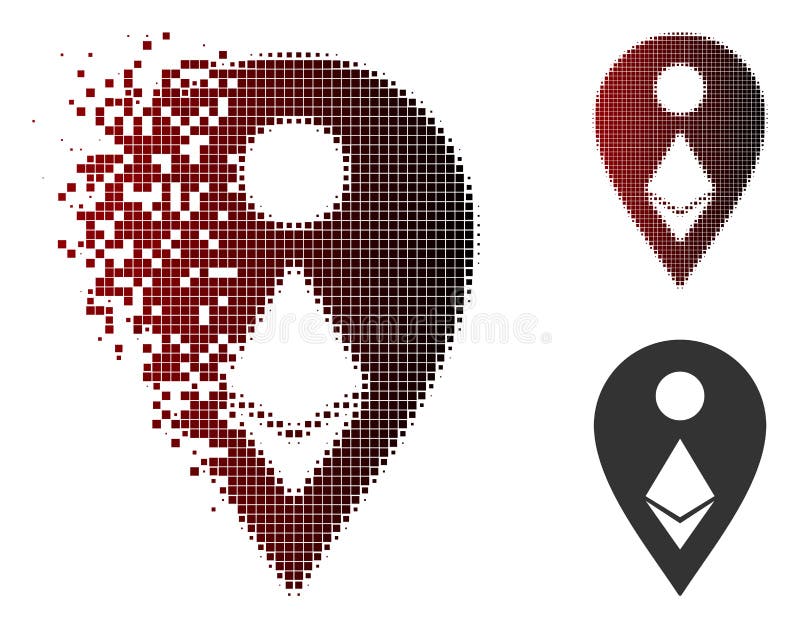 Damaged Pixel Halftone Ethereum Map Marker Icon Editorial Stock Image ... Damaged Pixel Halftone Ethereum Map Marker Icon Editorial Stock Image ...