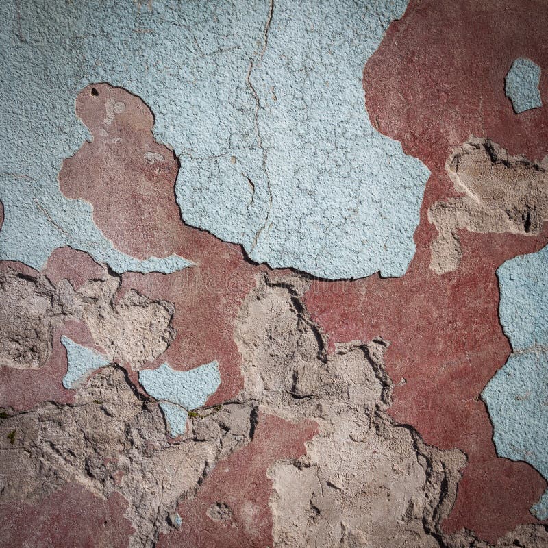 Damaged Plaster Background Wall Stock Photo - Image of background ...