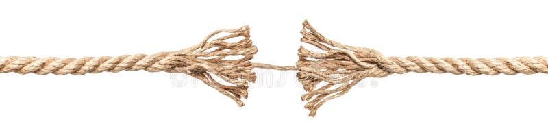 Damaged rope stock image. Image of connection, break - 99829935