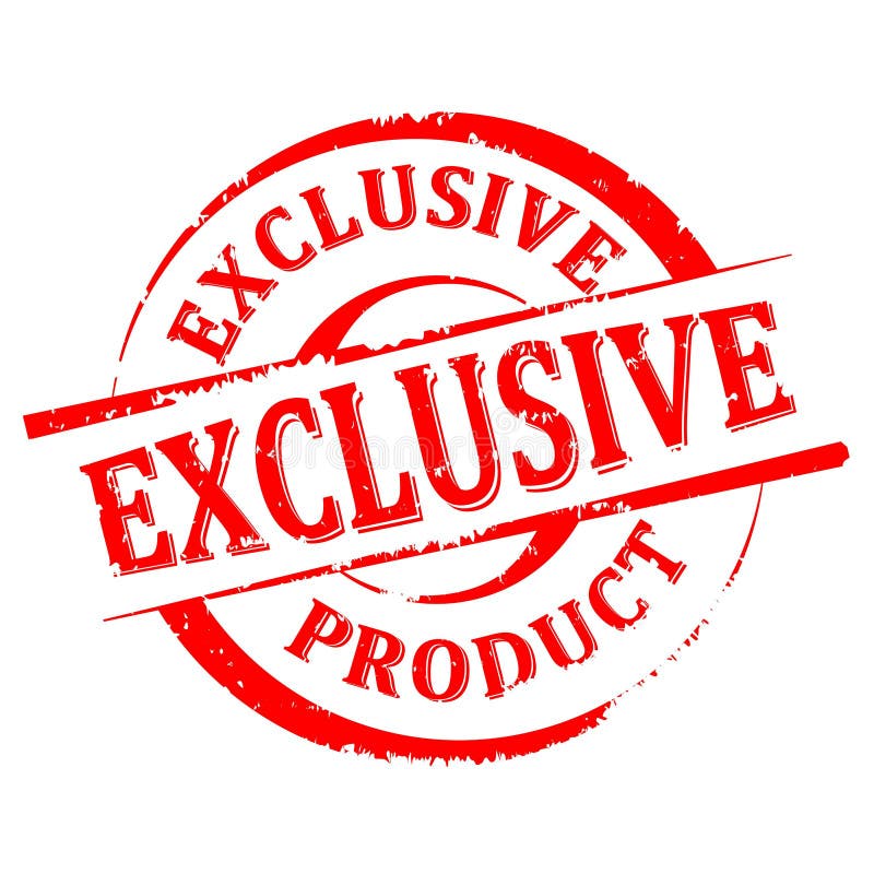 Exclusive Product Rubber Stamp Stock Vector - Illustration of blue ...