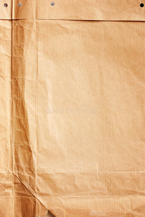 Damaged Rumpled Package with Texture of Paper Stock Image - Image of ...